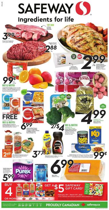 Safeway - Dawson Road, Thunder Bay, ON - Hours & Flyer