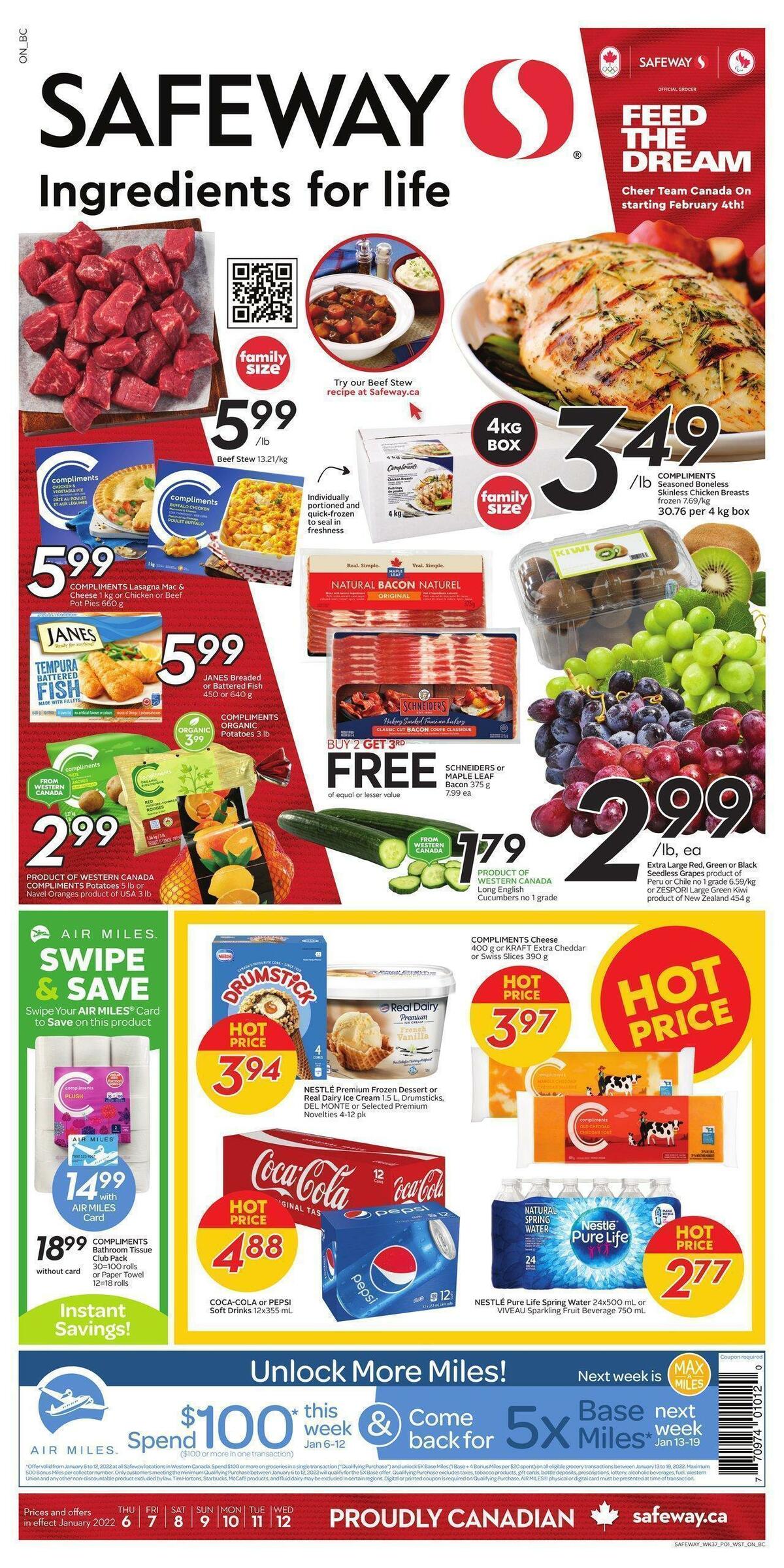 Safeway Flyer from January 6