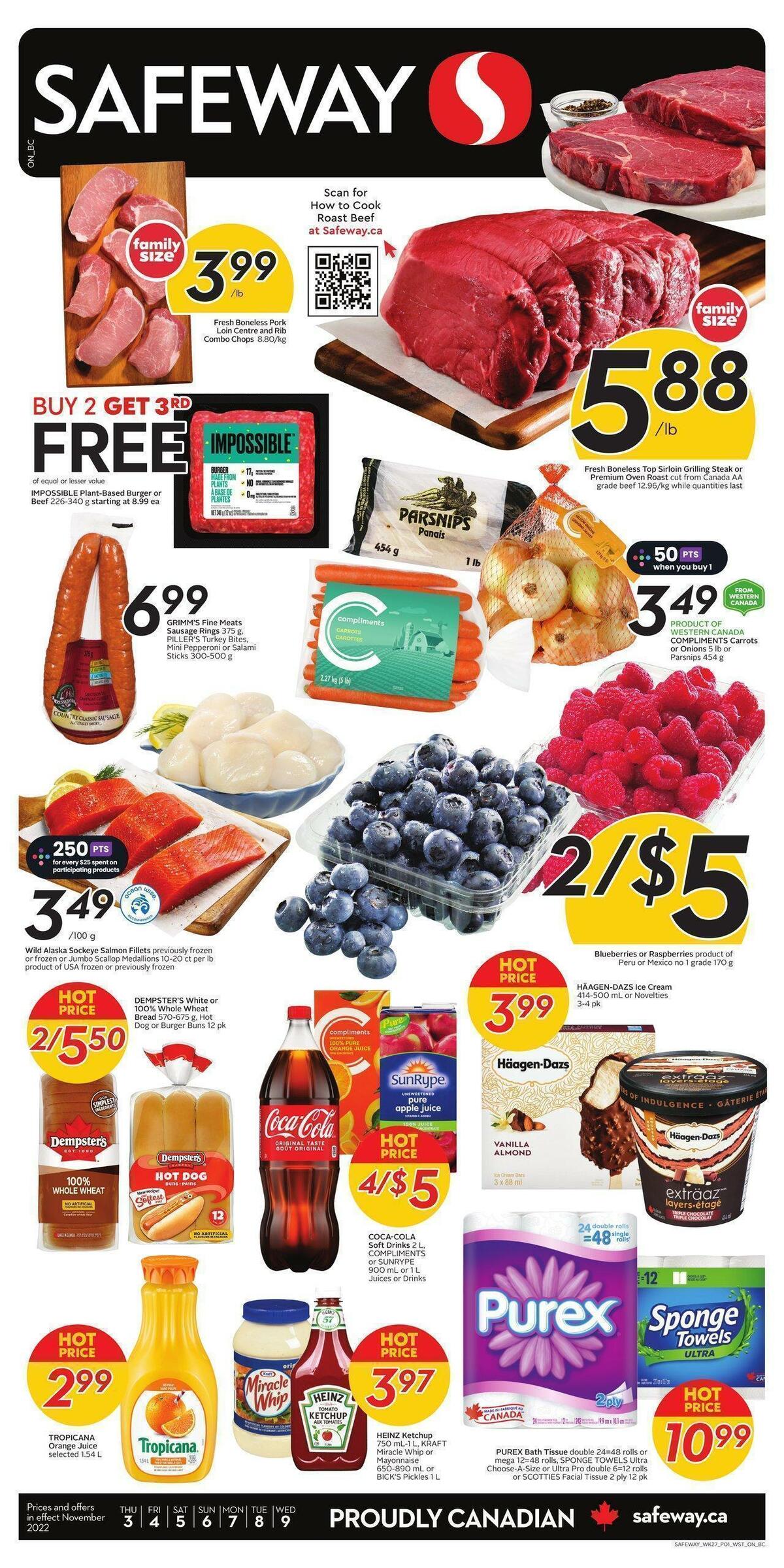 Safeway Flyer from November 3