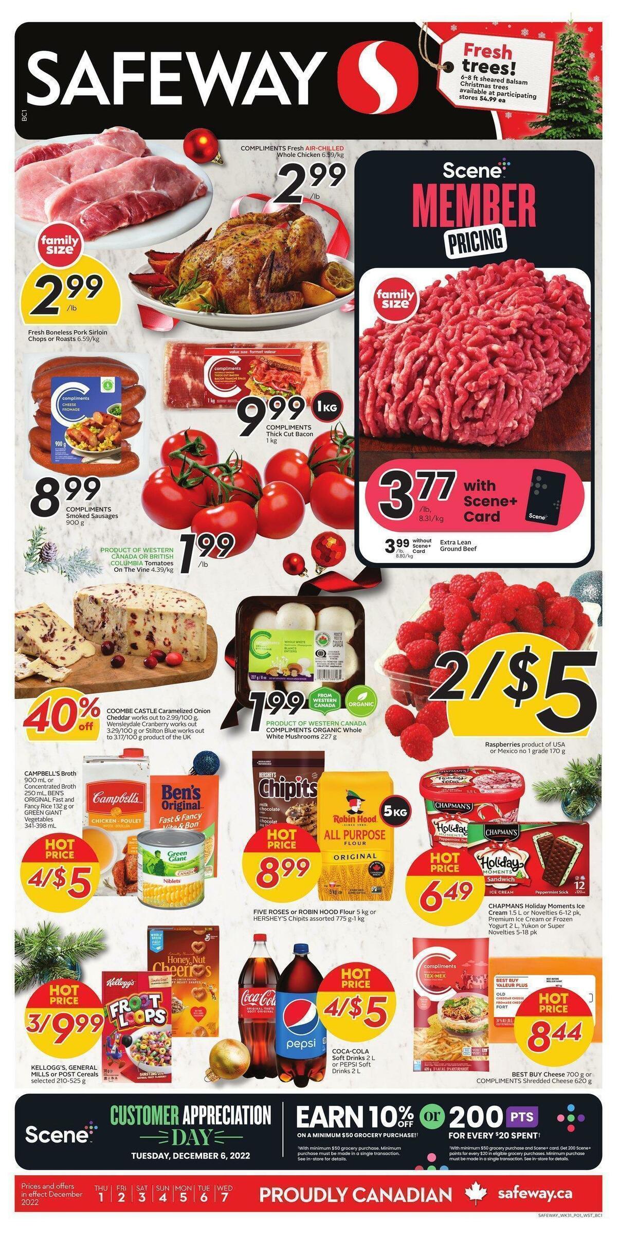 Safeway Flyer from December 1