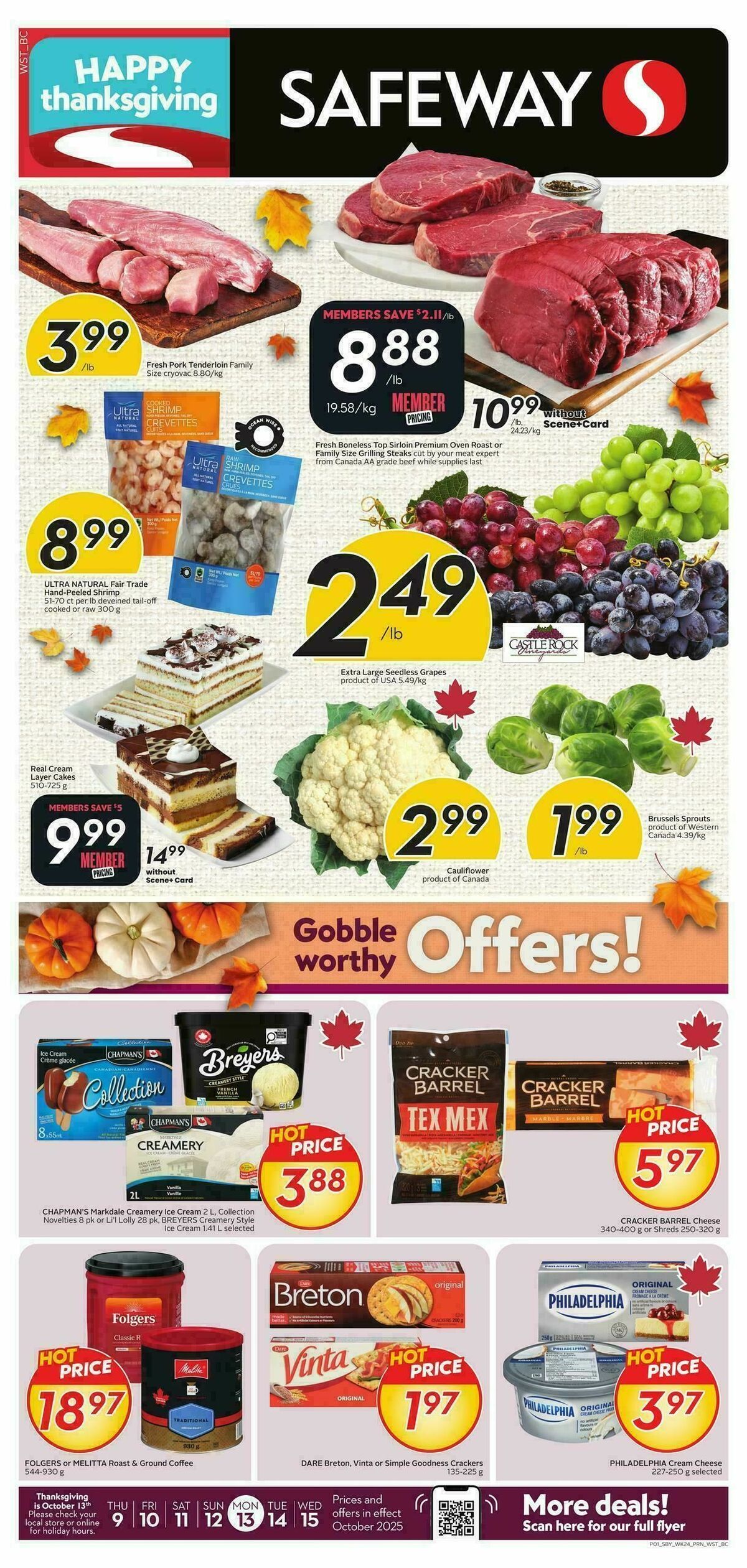 Safeway Flyer from October 9