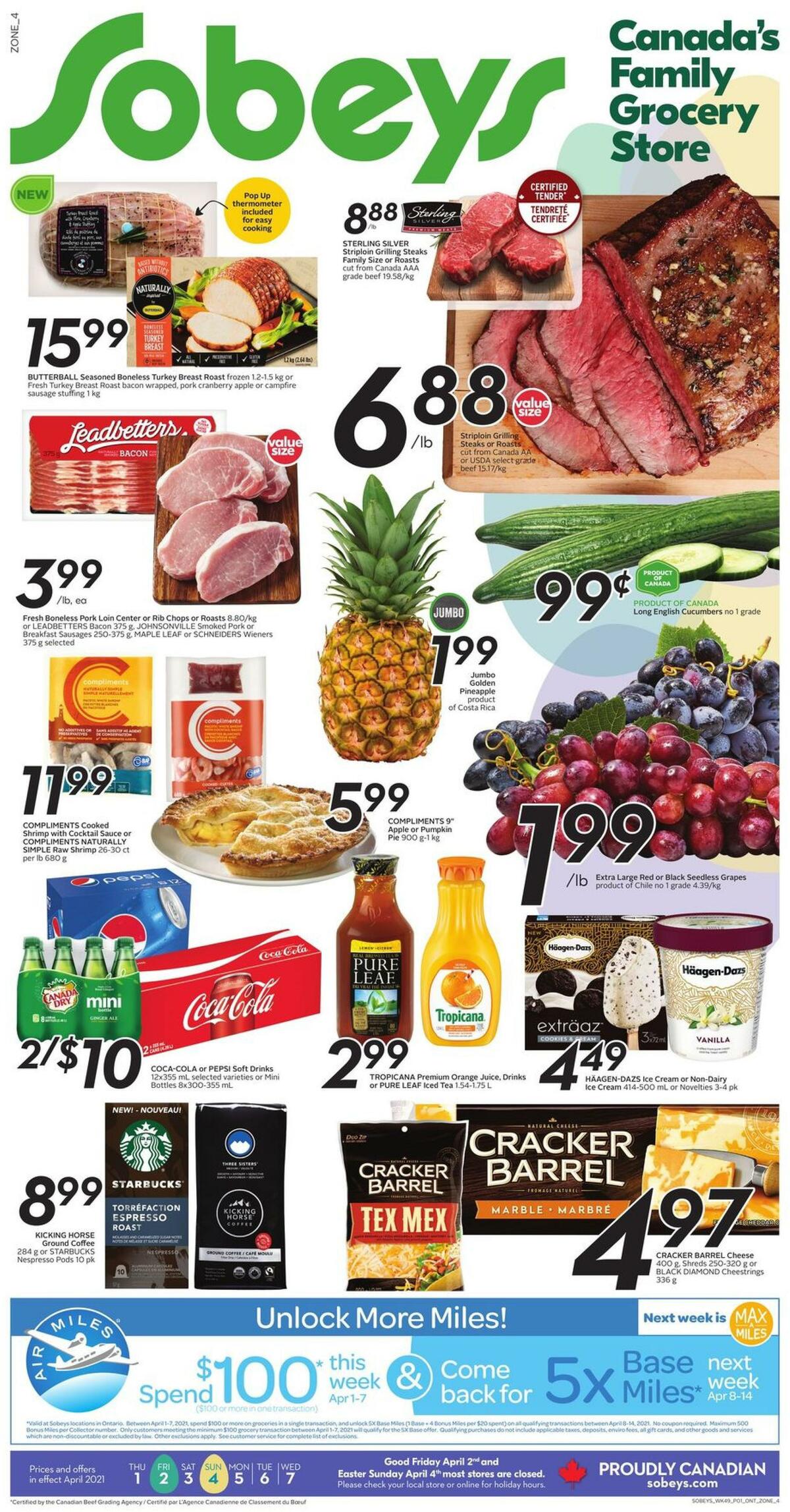 Sobeys Flyer from April 1