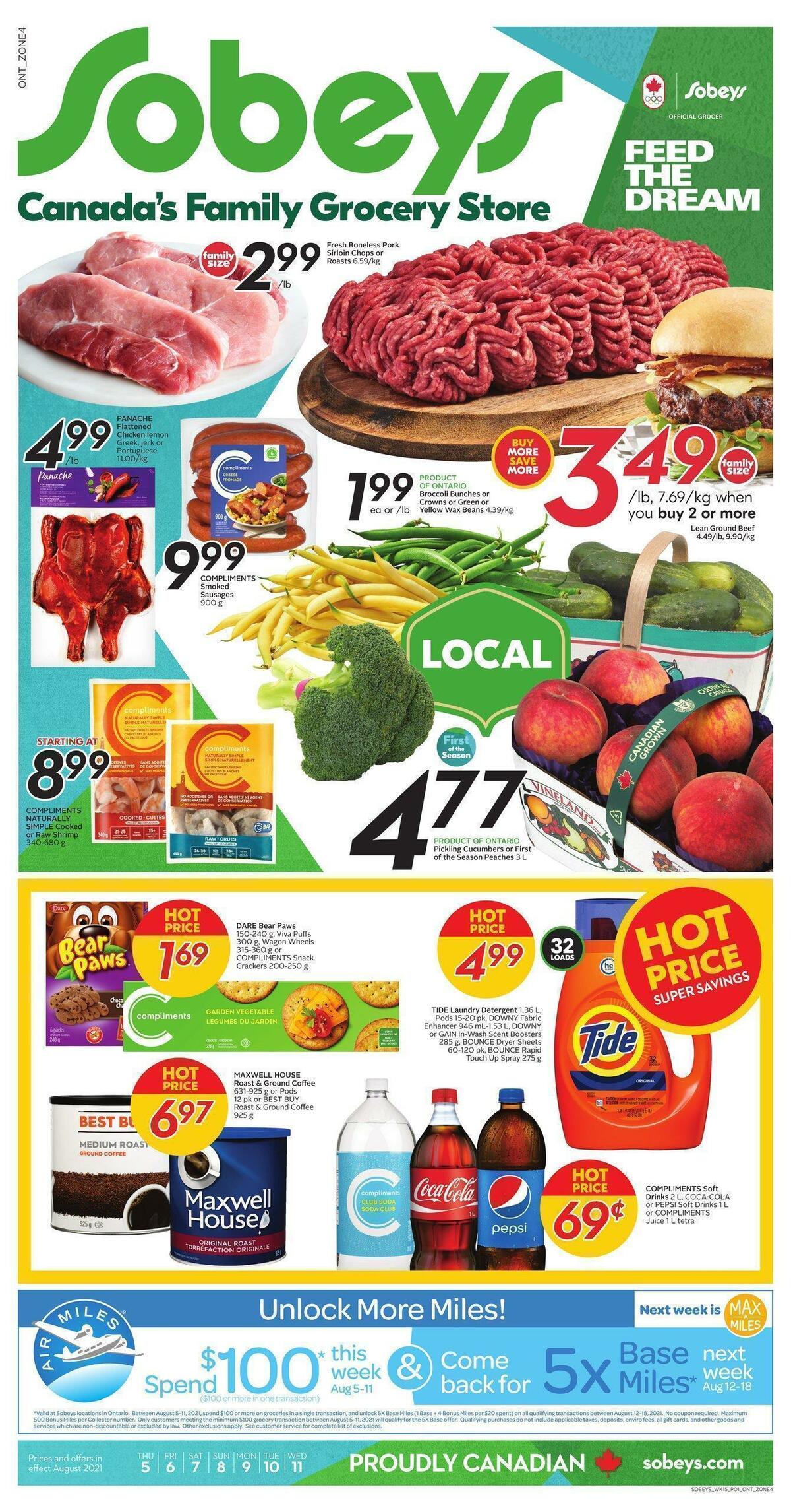 Sobeys Flyer from August 5