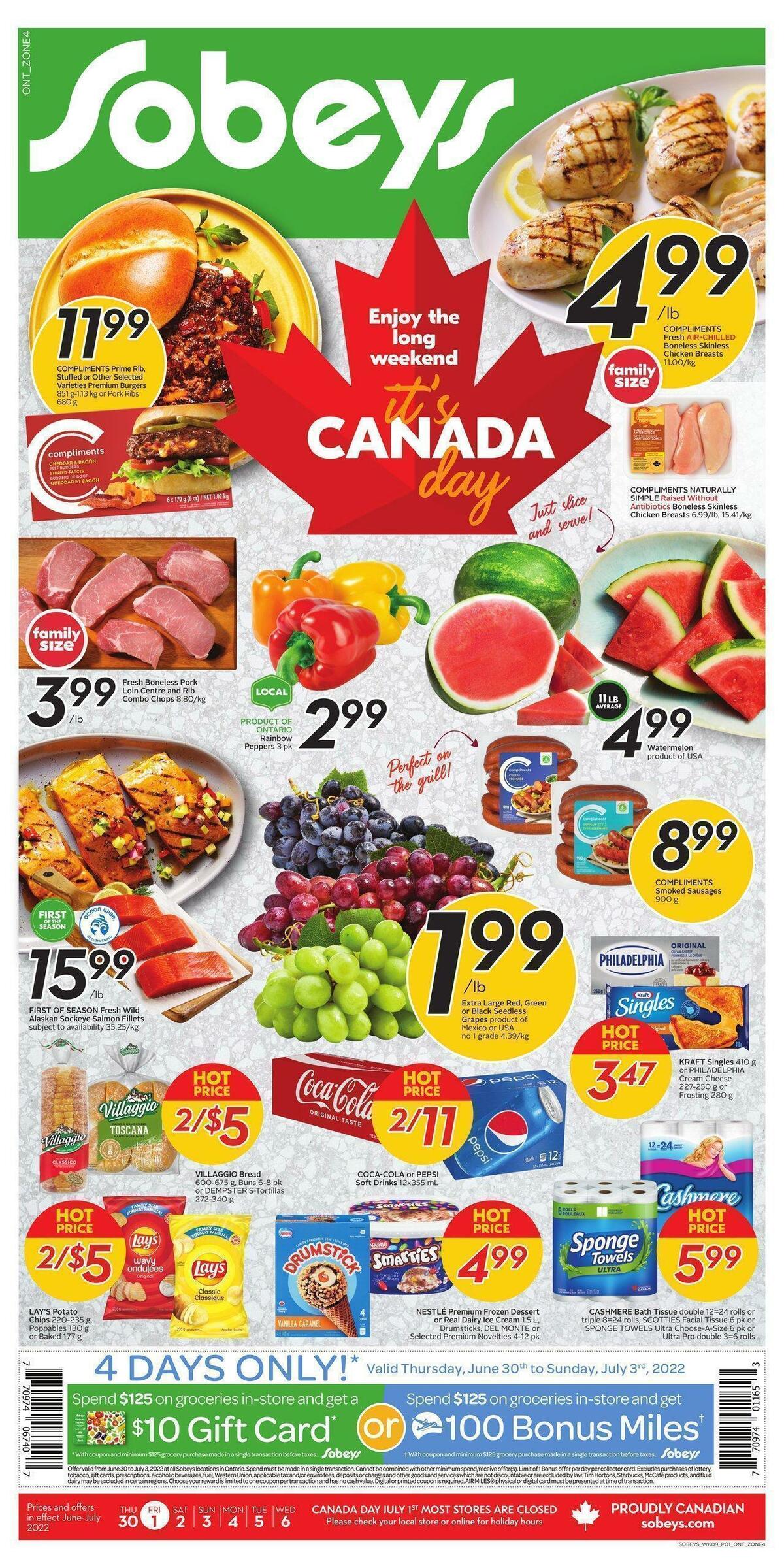Sobeys Flyer from June 30