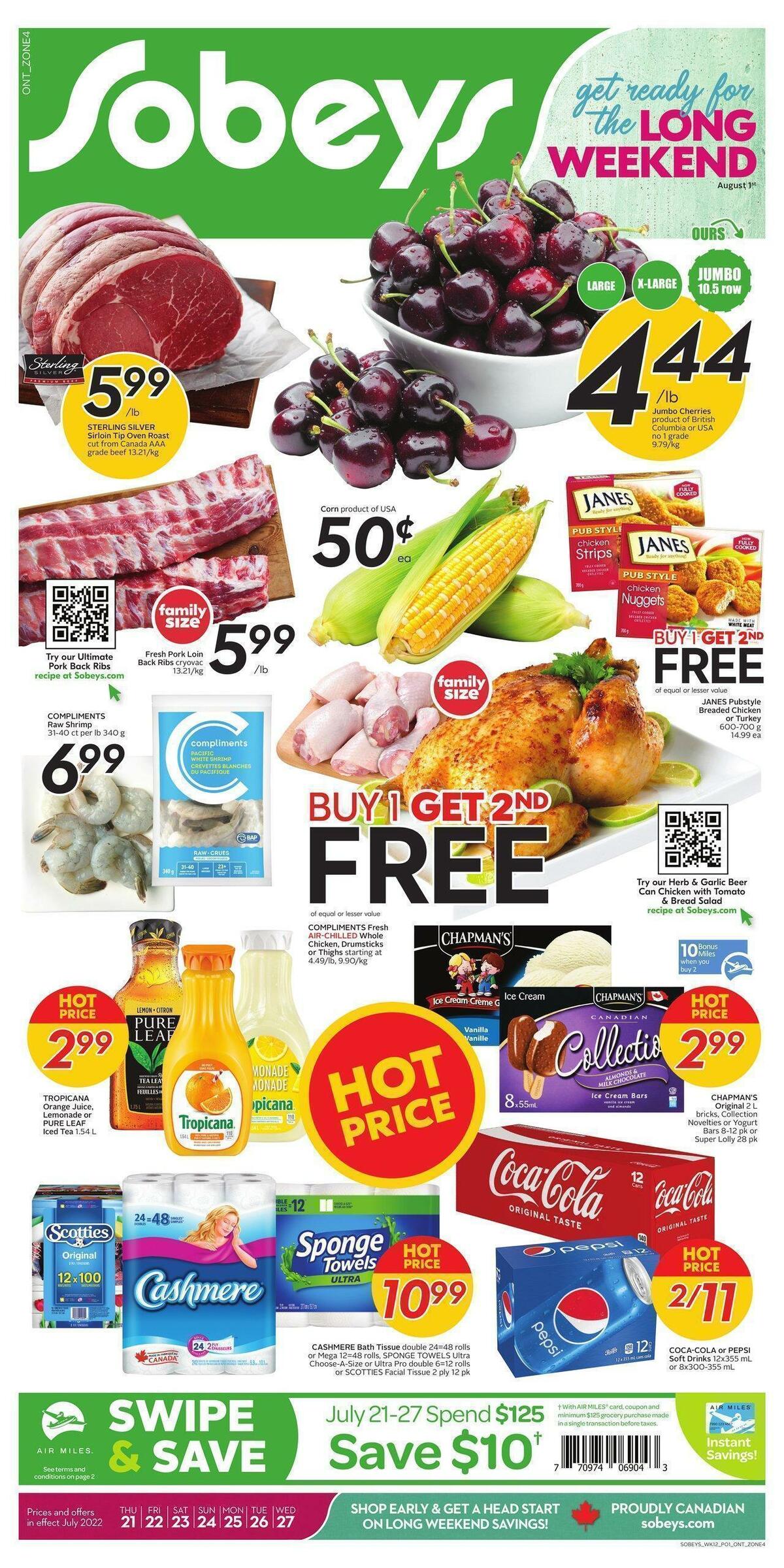 Sobeys Flyer from July 21