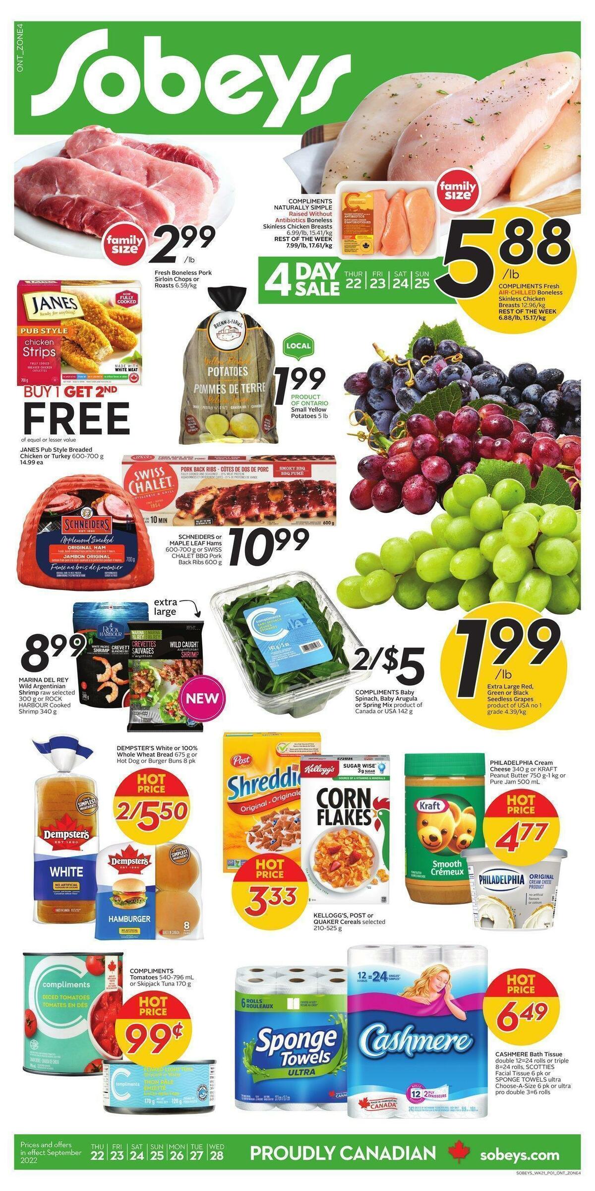 Sobeys Flyer from September 22