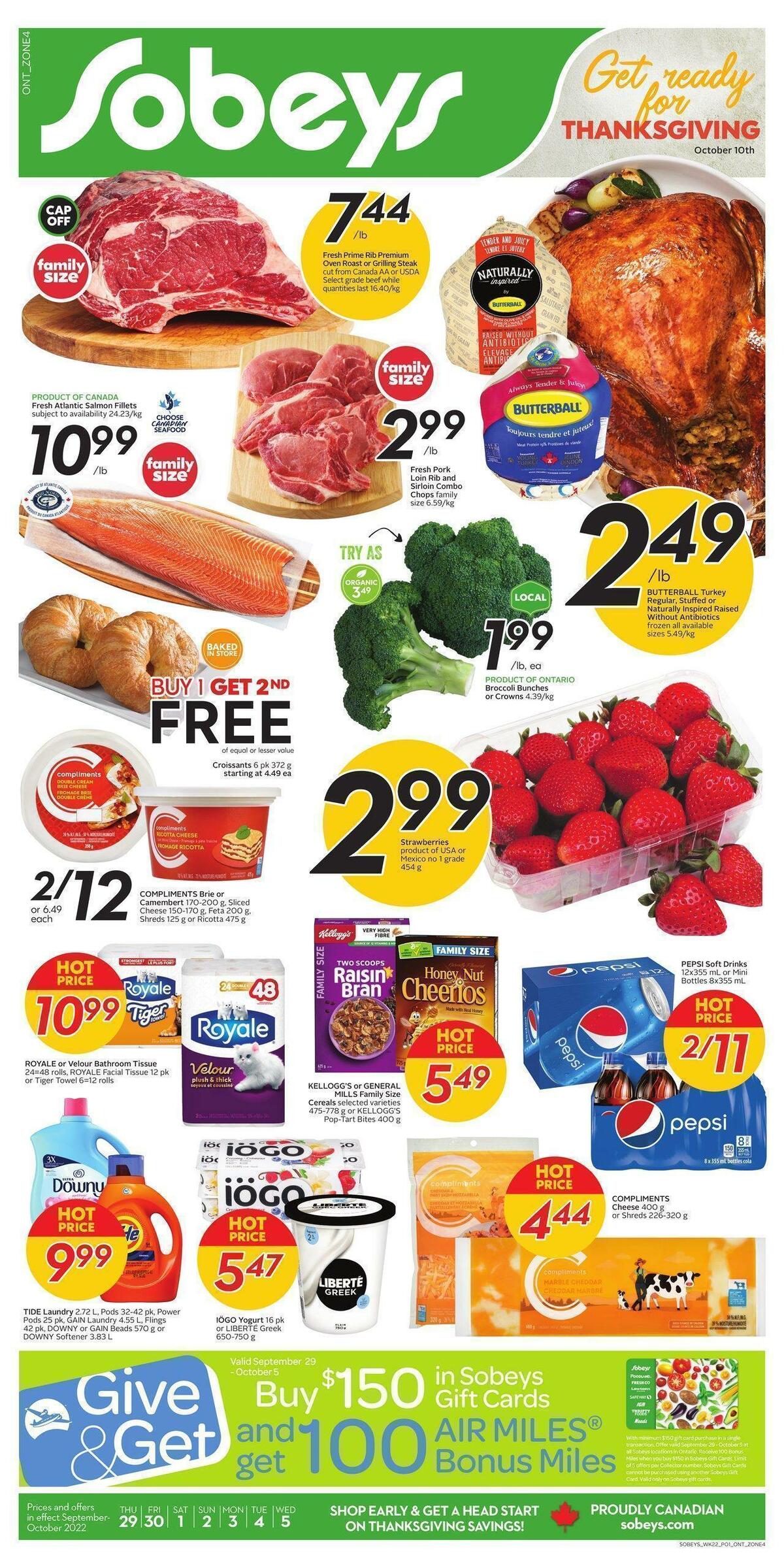 Sobeys Flyer from September 29
