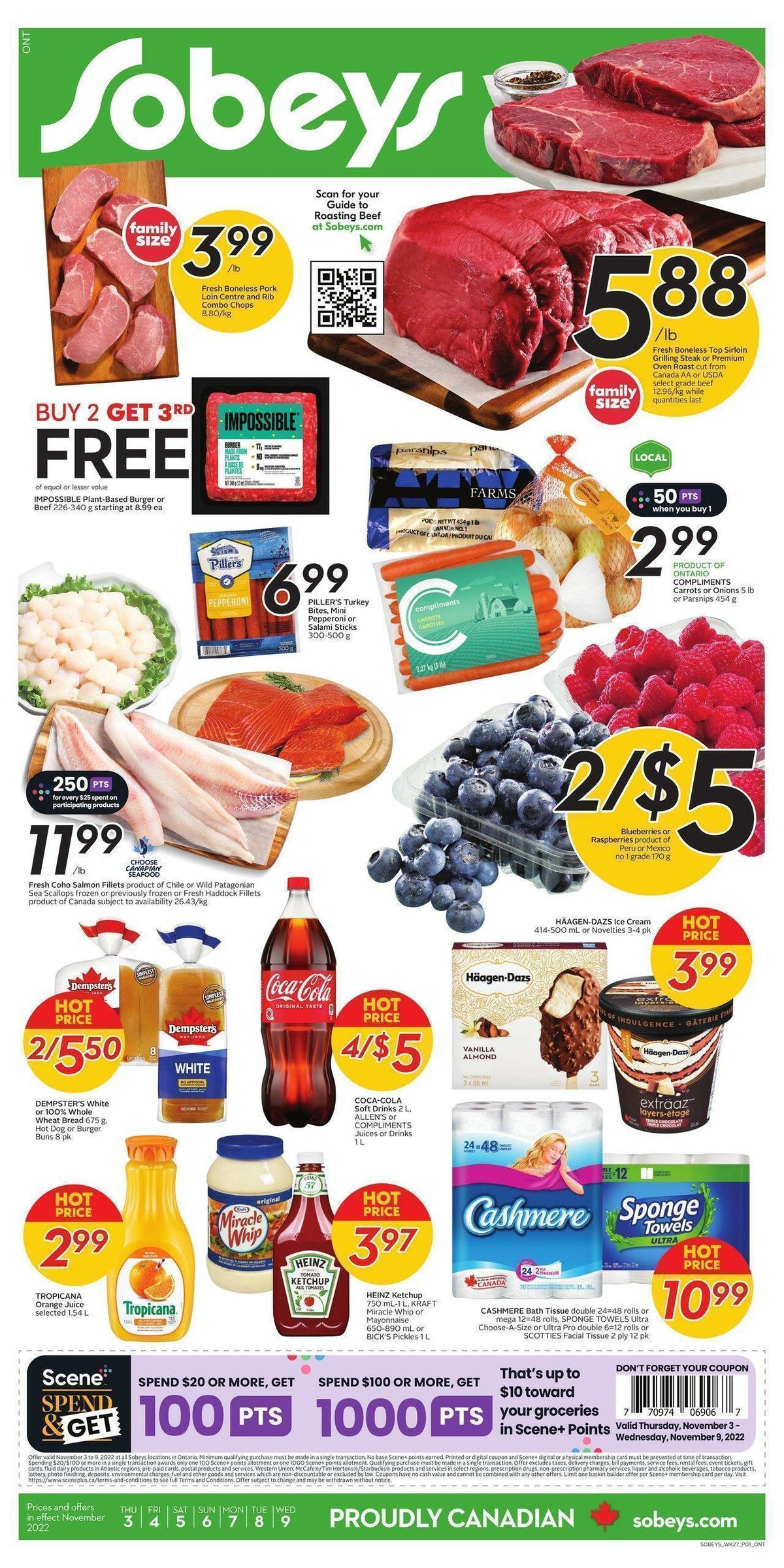 Sobeys Flyer from November 3