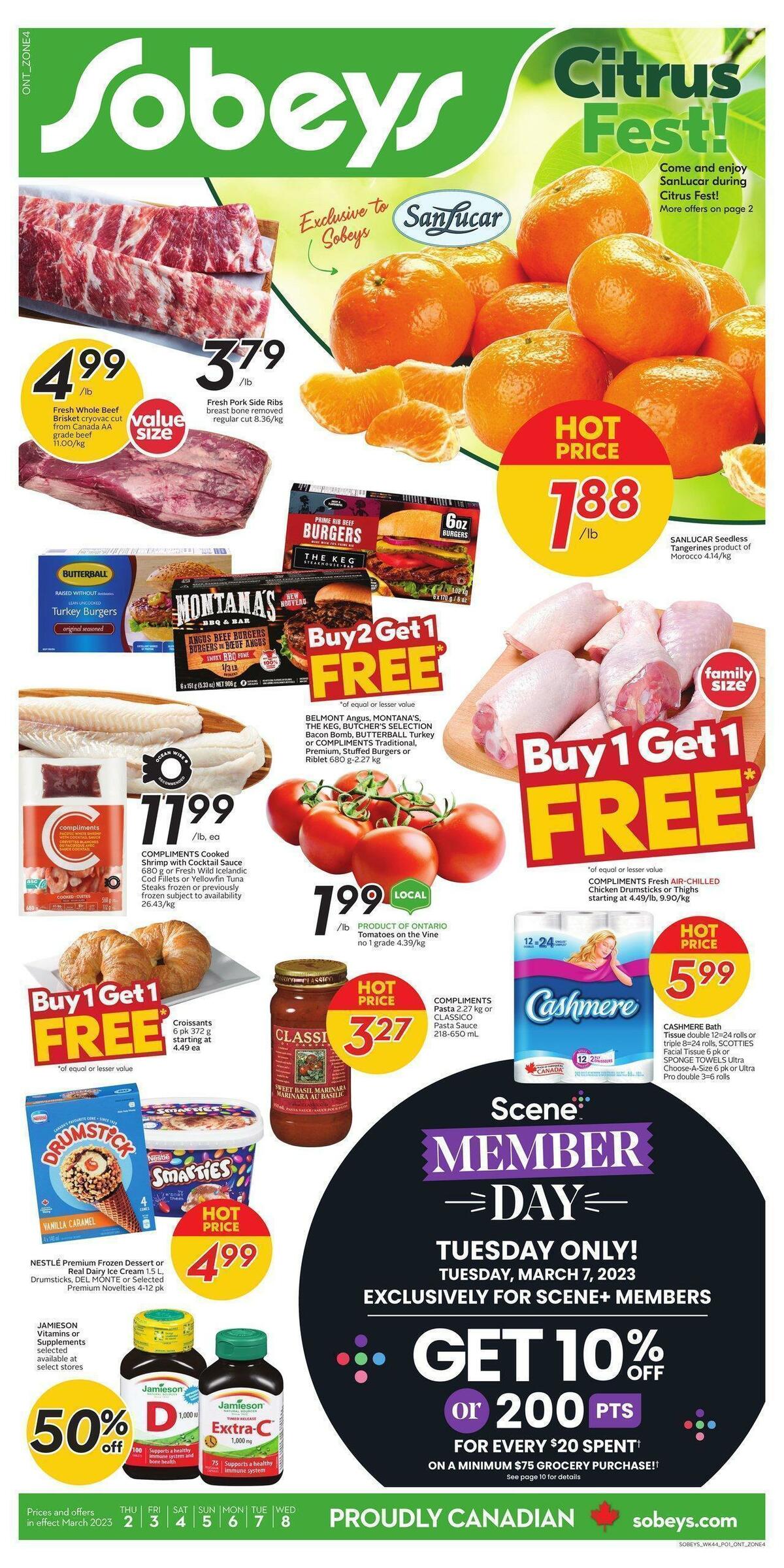 Sobeys Flyer from March 2