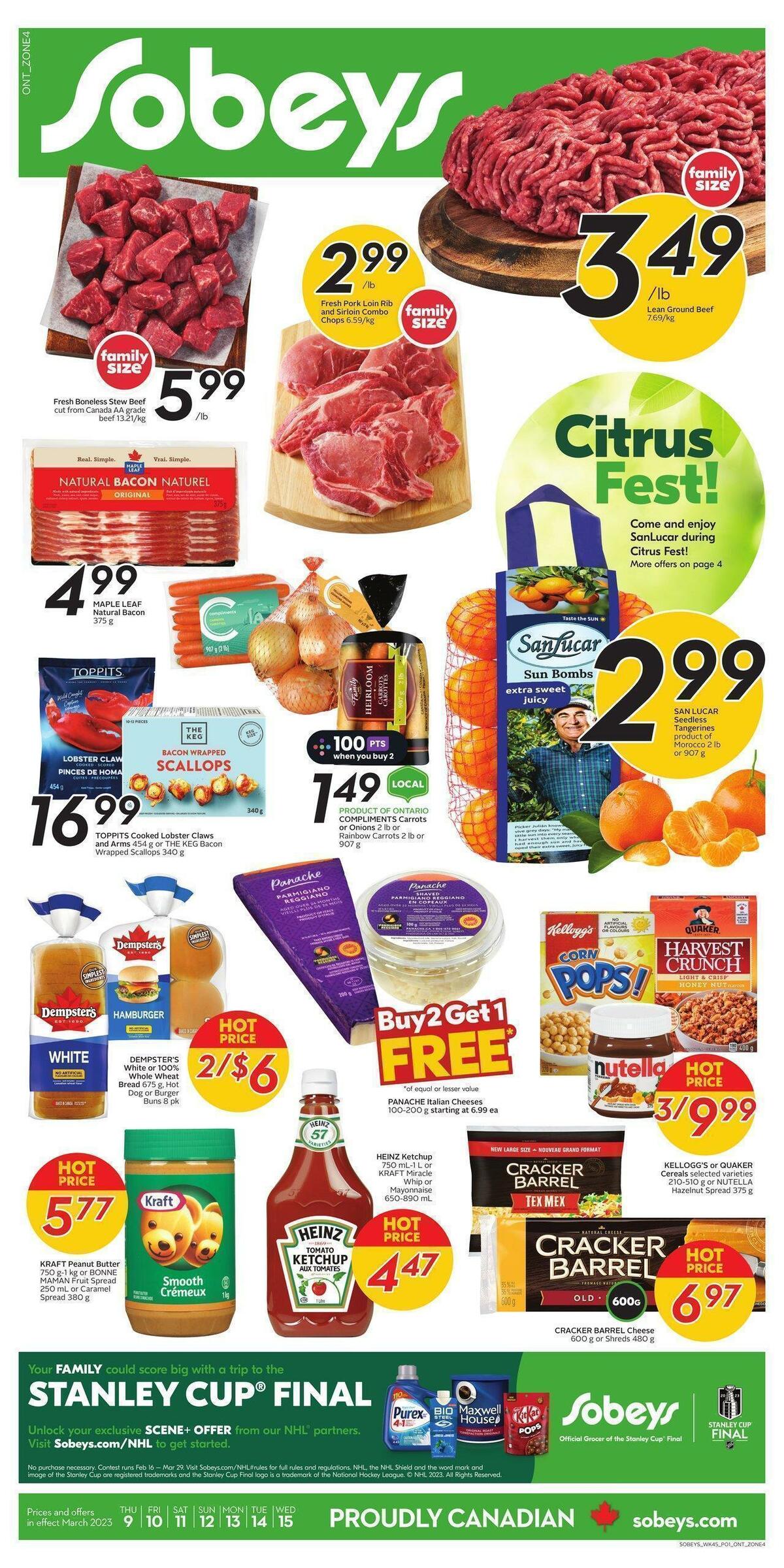 Sobeys Flyer from March 9