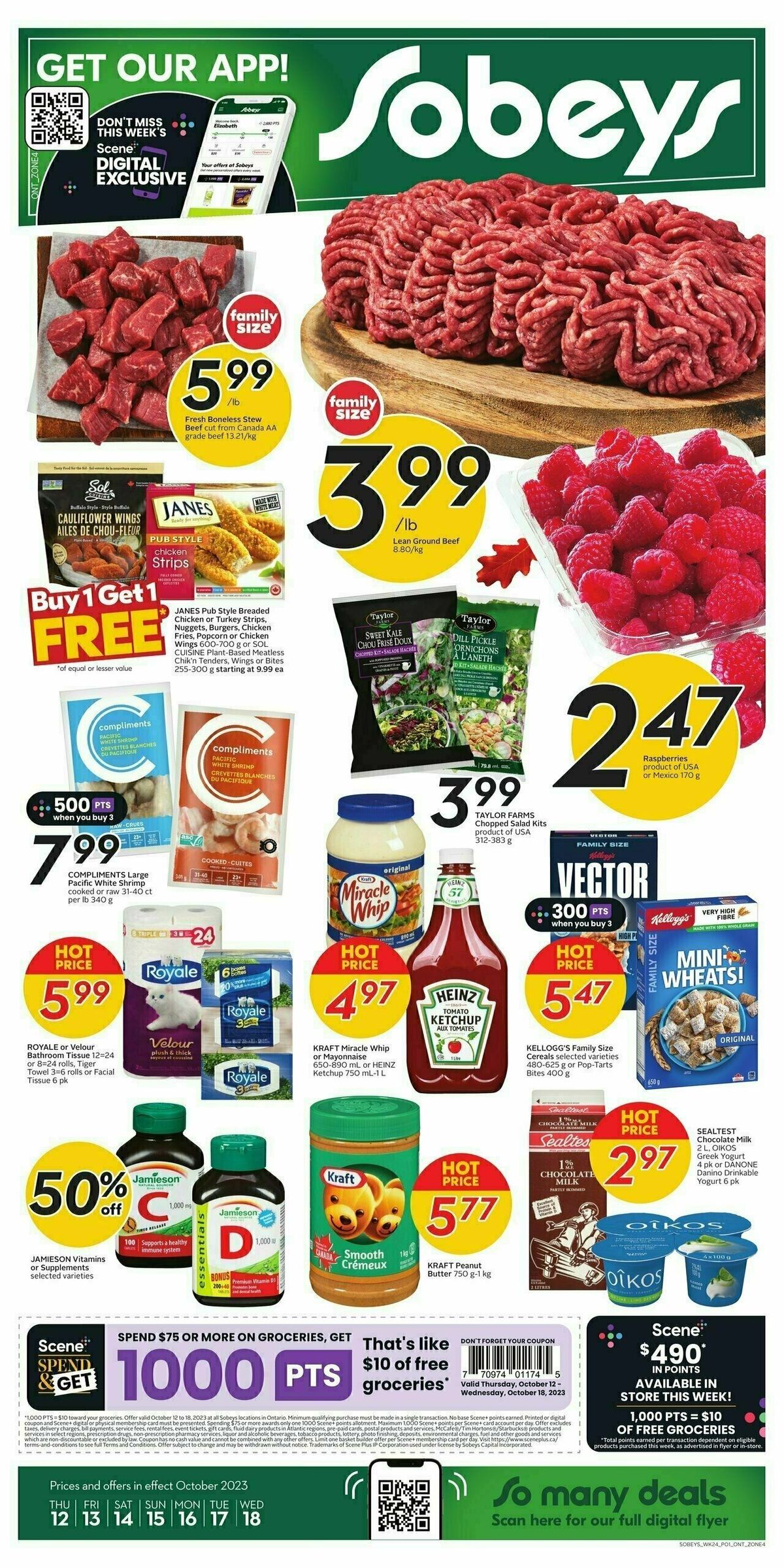 Sobeys Flyer from October 12