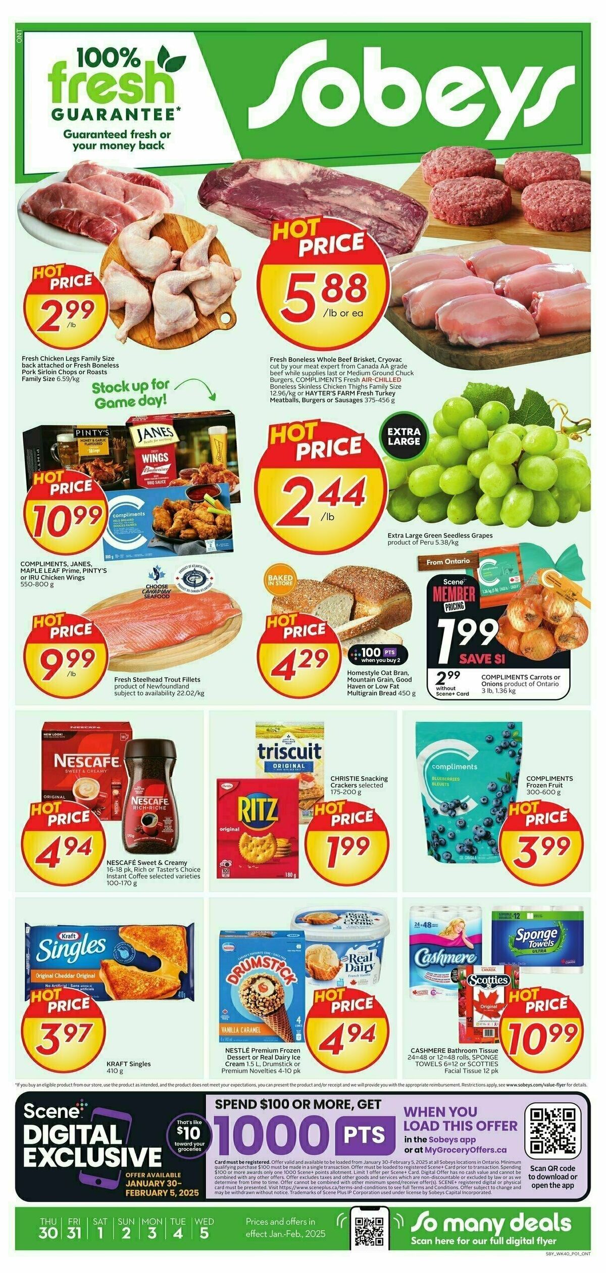Sobeys Flyer from January 30