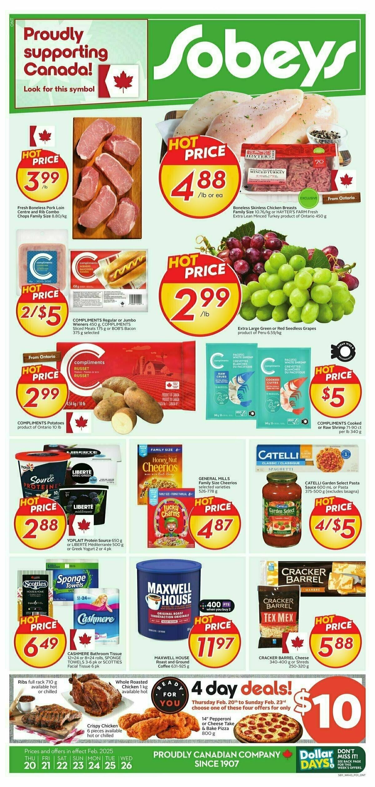 Sobeys Flyer from February 20