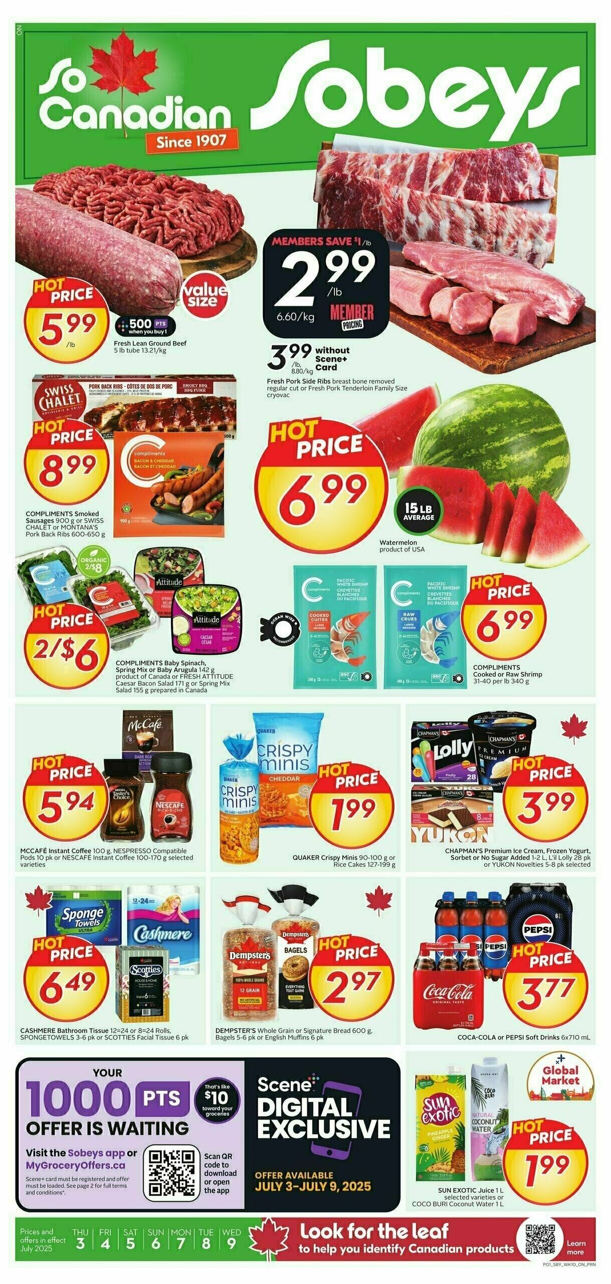 Sobeys Flyer from July 3