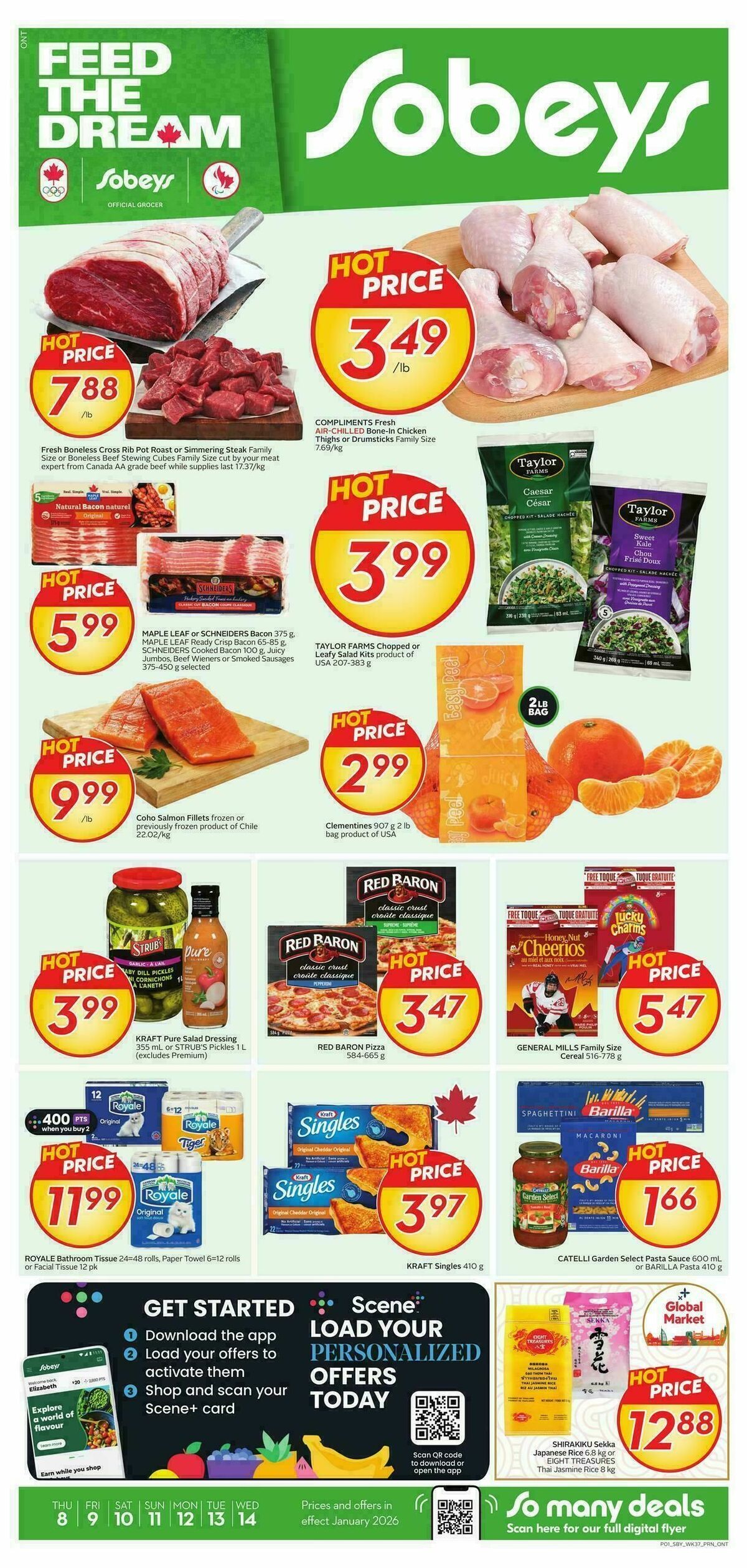 Sobeys Flyer from January 8