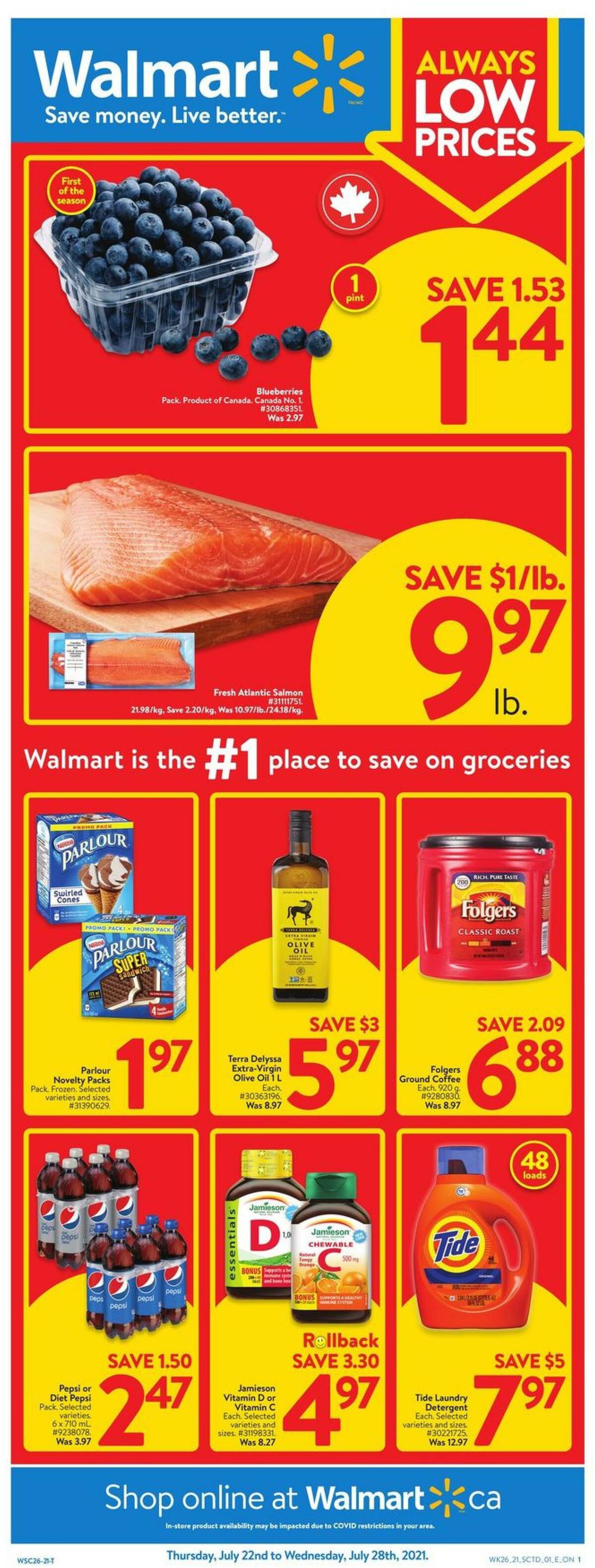 Walmart Flyer from July 22