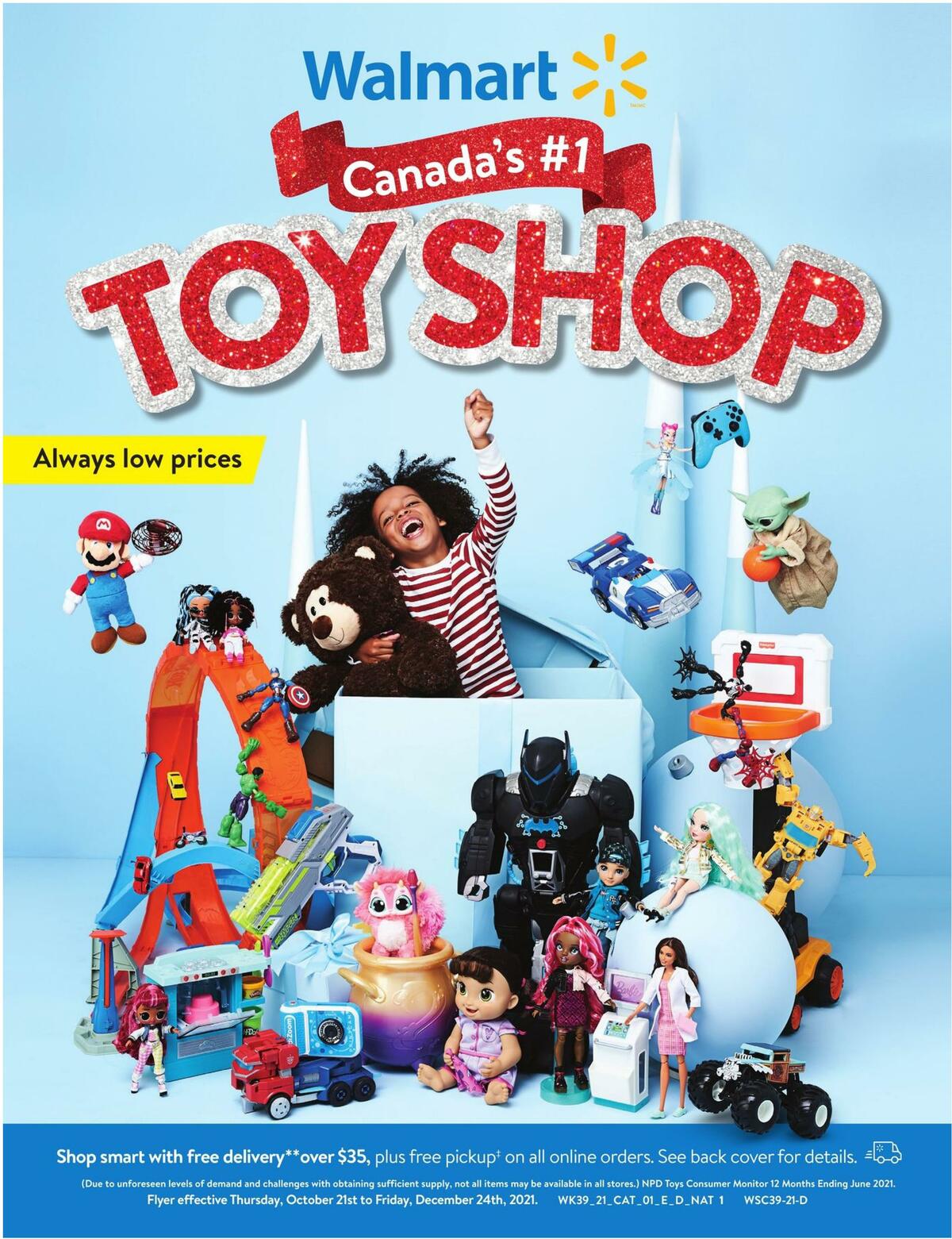 Walmart Toy Shop Flyer from October 21