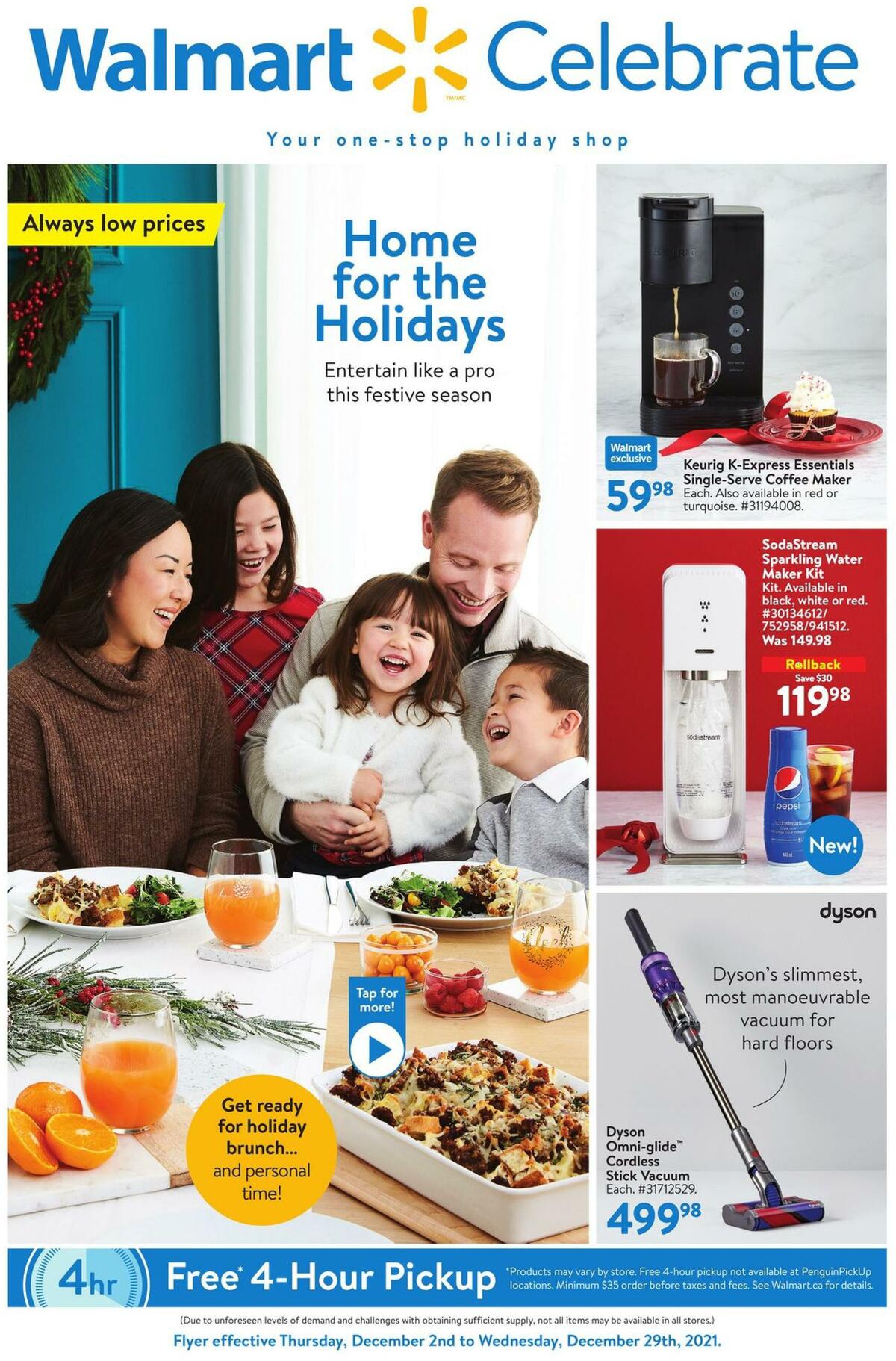 Walmart Celebrate Flyer from December 2