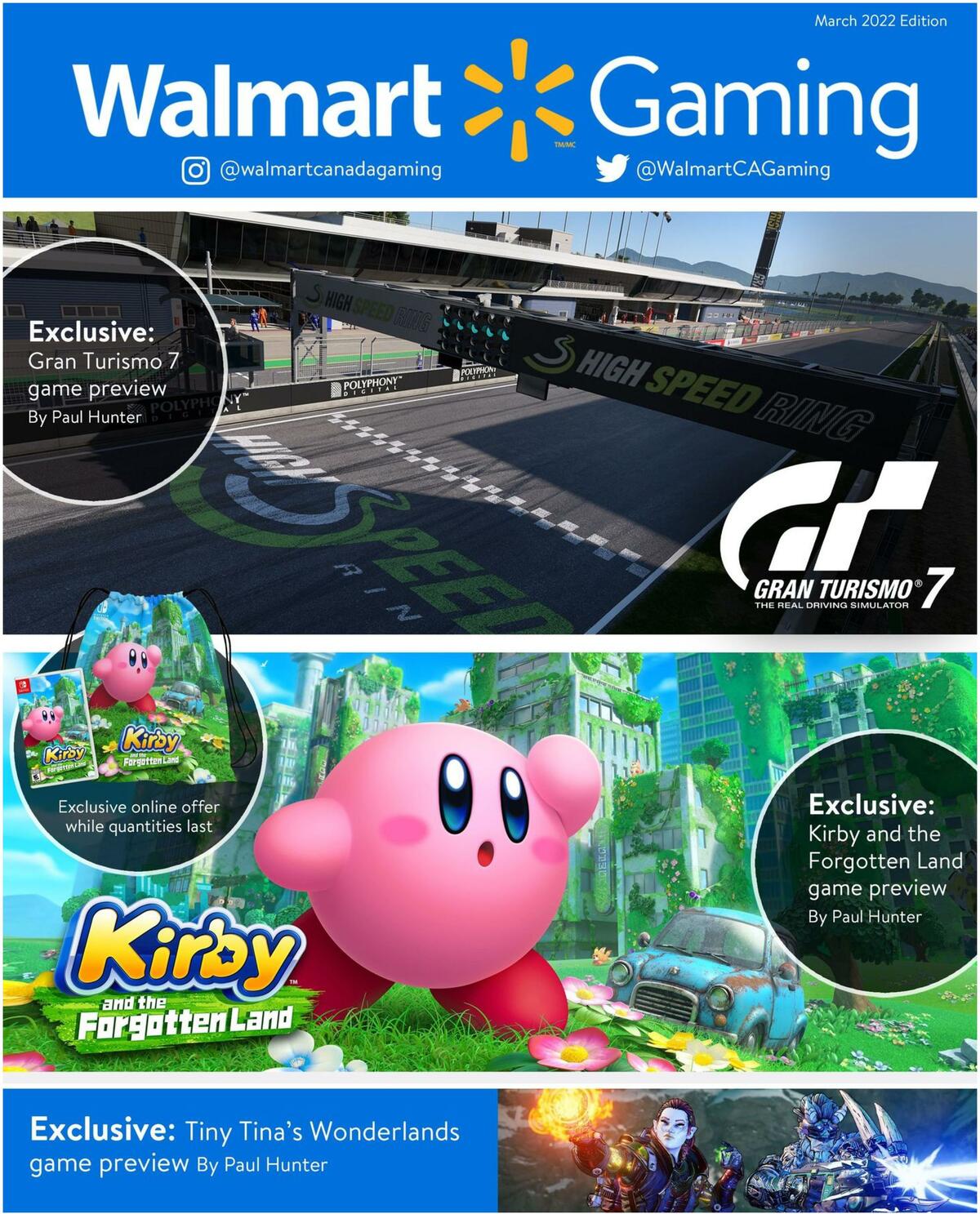 Walmart March Gaming Catalogue Flyer from March 4