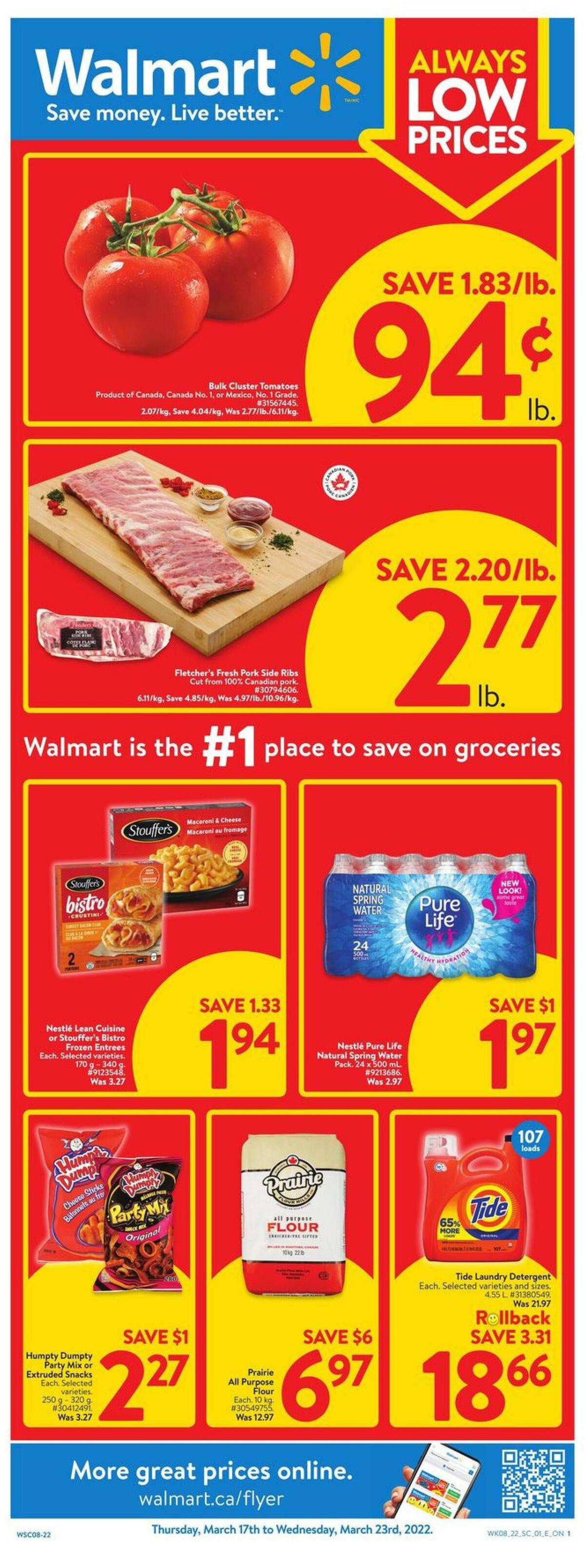 Walmart Flyer from March 17