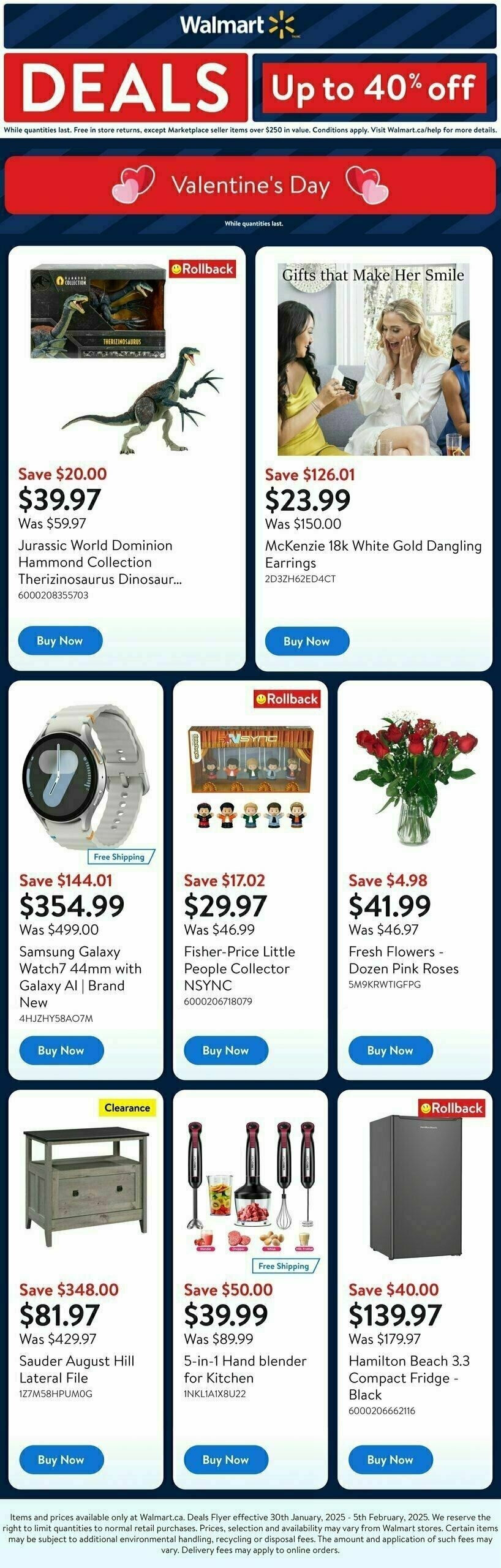 Walmart Deals Flyer Flyer from January 30
