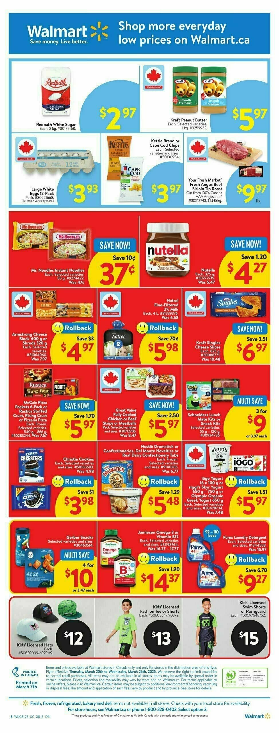 Walmart Flyer from March 20 - Page 2