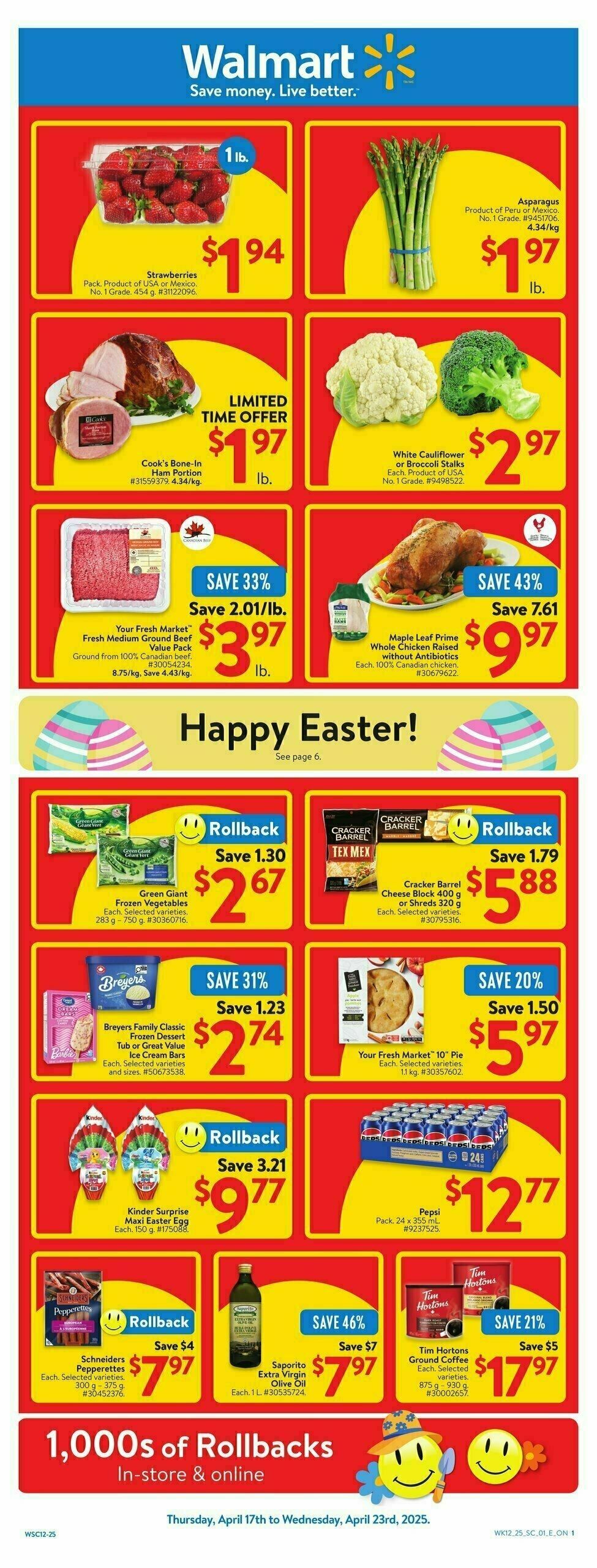 Walmart Flyer from April 17