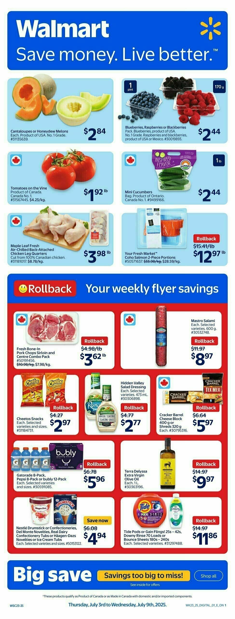 Walmart Flyer from July 3