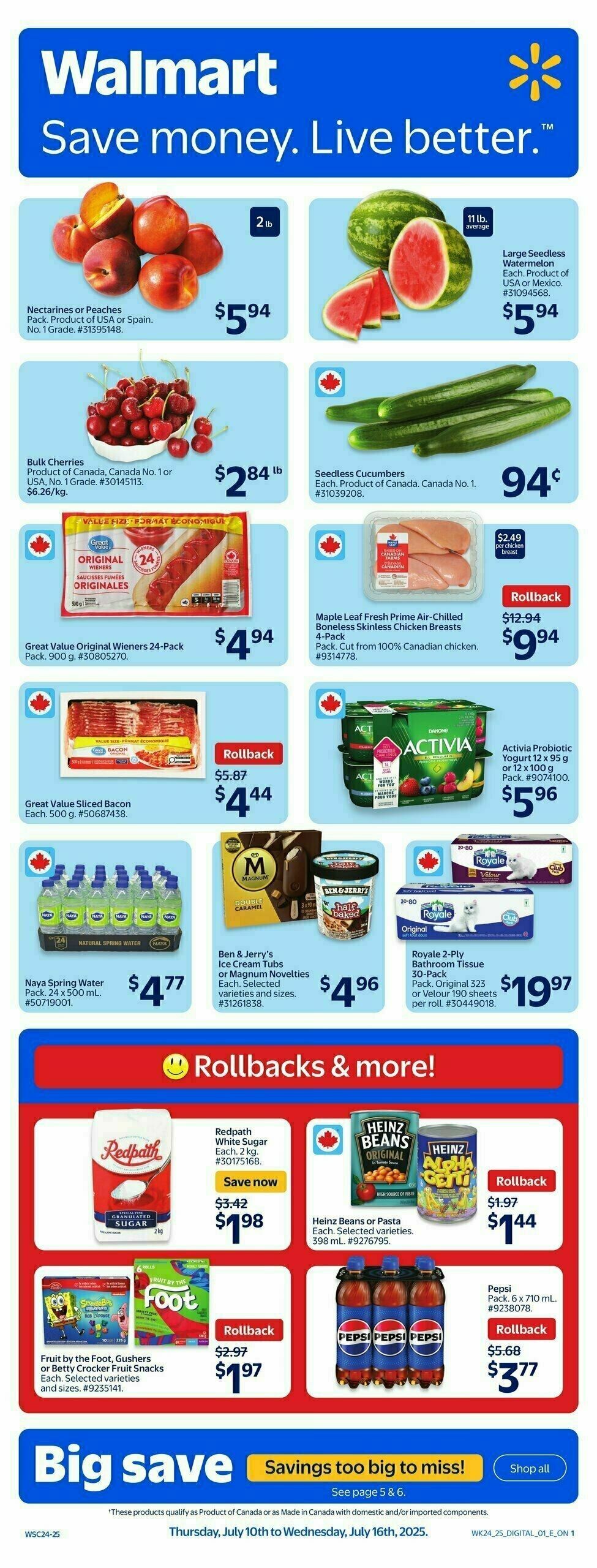 Walmart Flyer from July 10