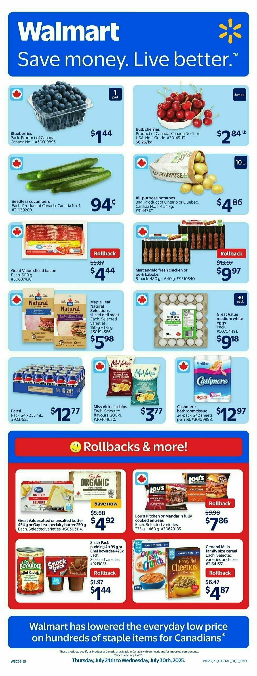 Walmart Flyer from July 24
