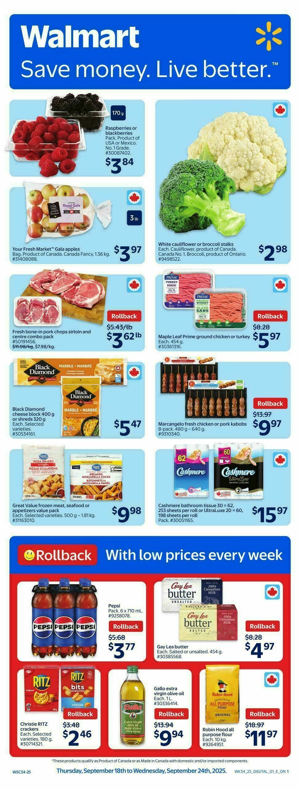 Walmart Flyer from September 18