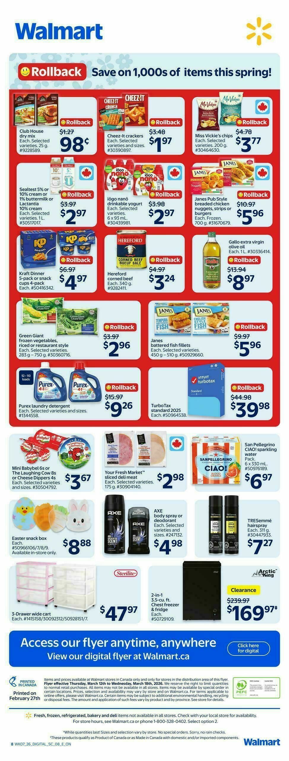 Walmart Flyer from March 12 - Page 2