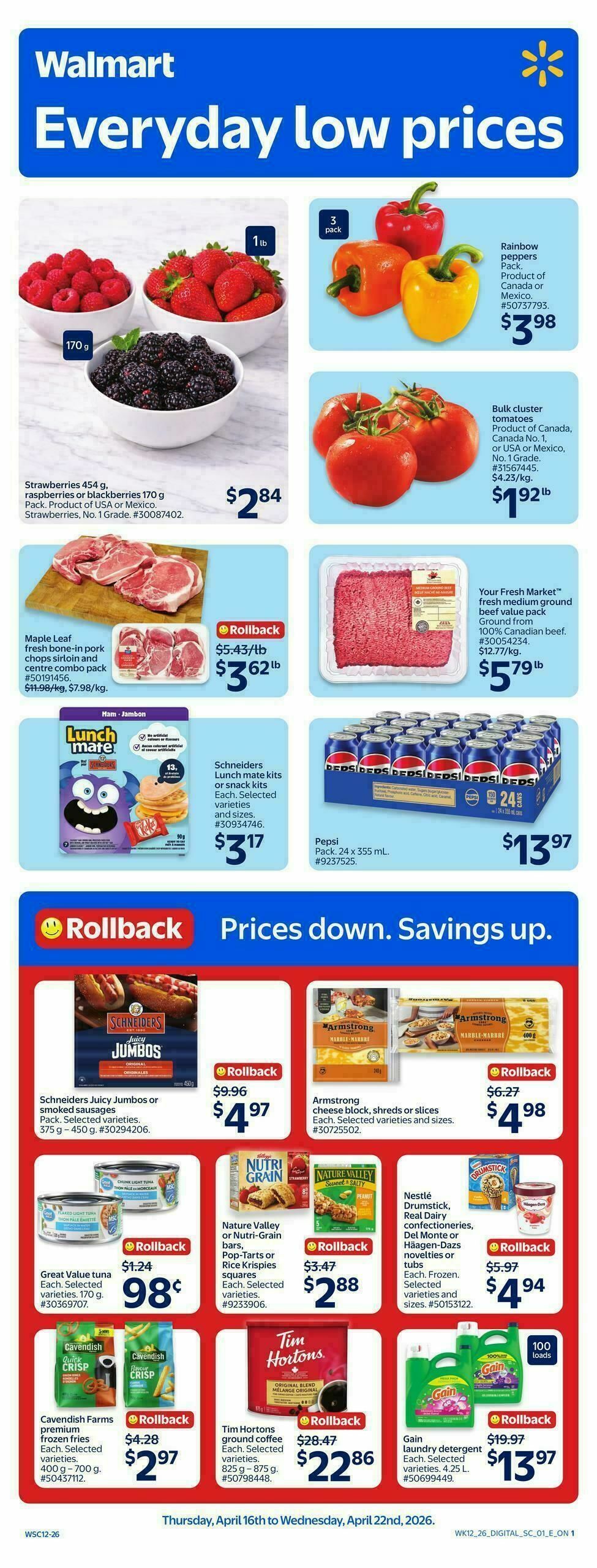 Walmart Flyer from April 16